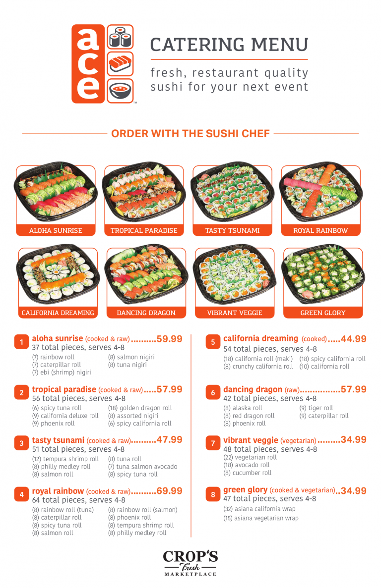 ACE Sushi | Crop's Marketplace